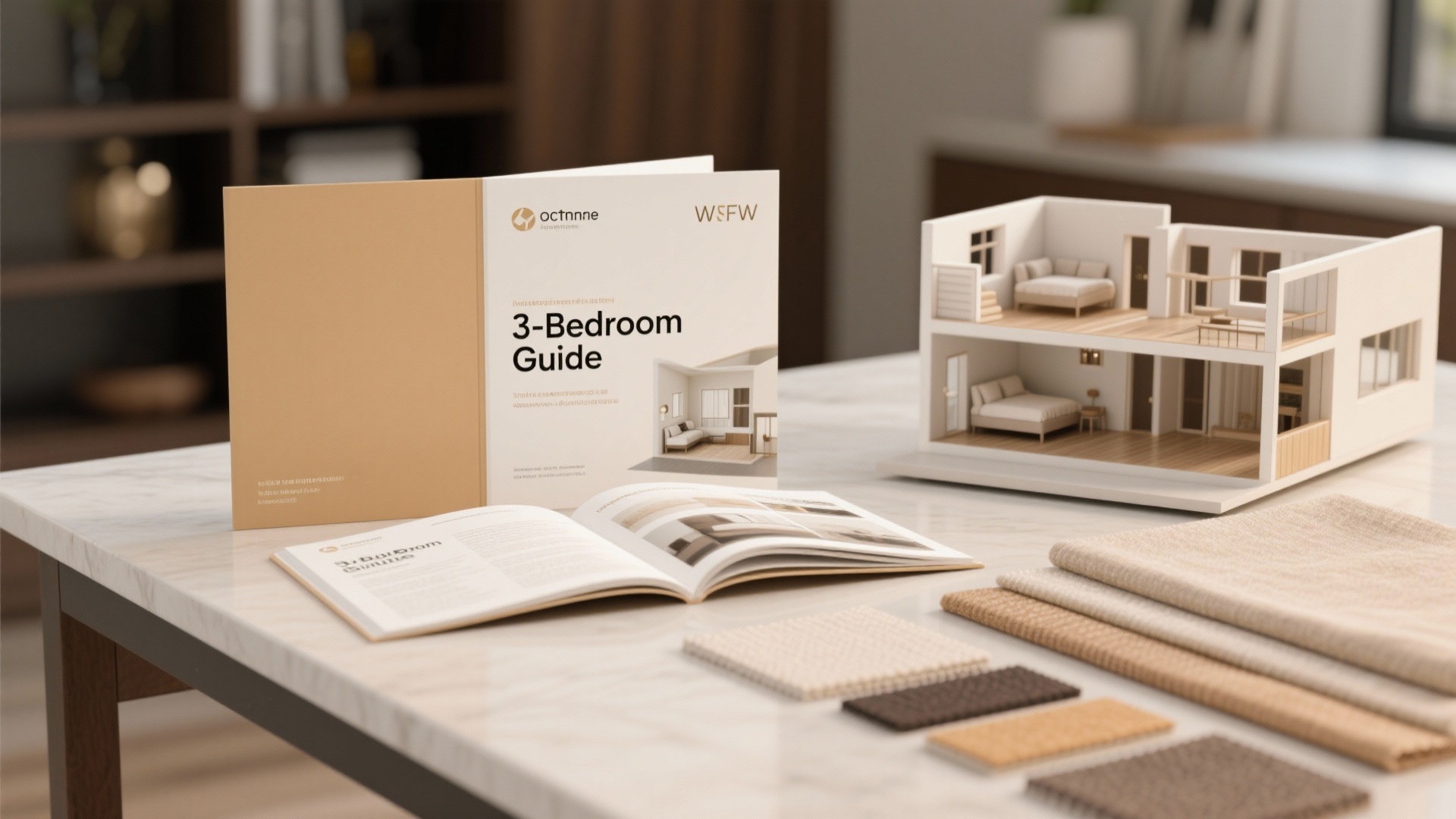 3-Bedroom Design Guide + Material Swatches for Smart Renovations