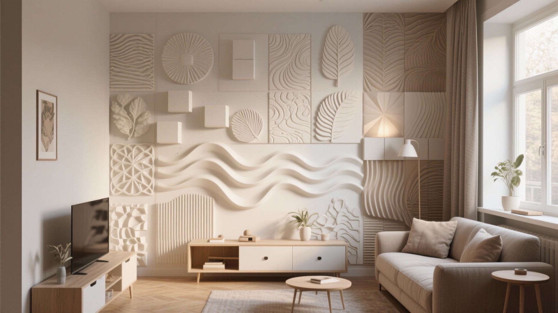 5 Inspiring 3D Wall Putty Designs for Small Spaces