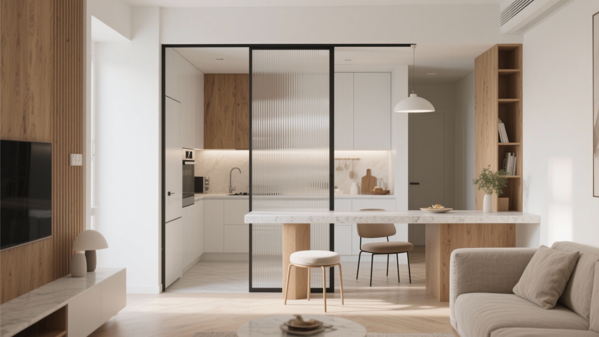 3-Room Flat Interior Design: Fix Dark, Cramped Rooms