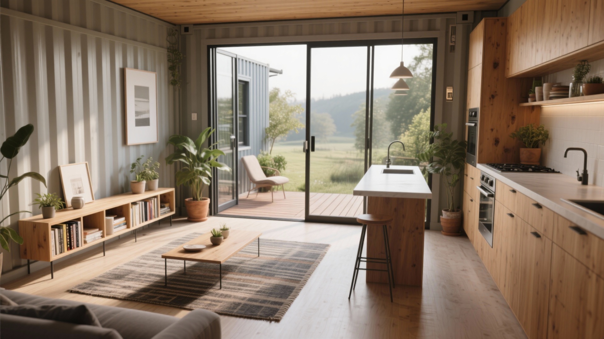 2-Bedroom 40ft Container Home: 5 Design Inspirations