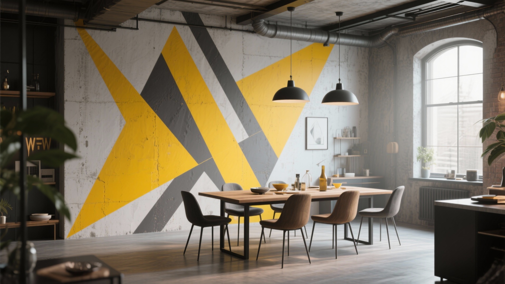 5 Simple Geometric Wall Design Ideas