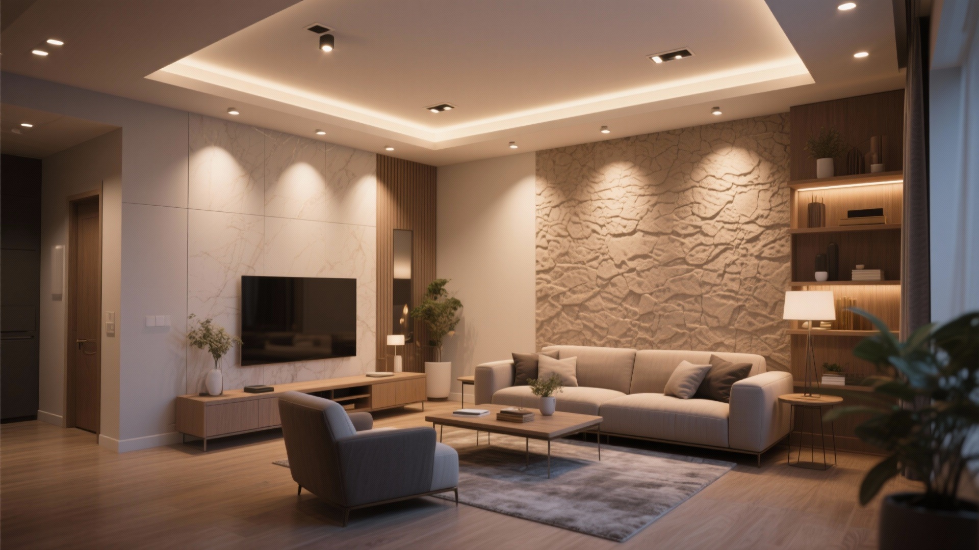 10 Living Room Recessed Lighting Ideas