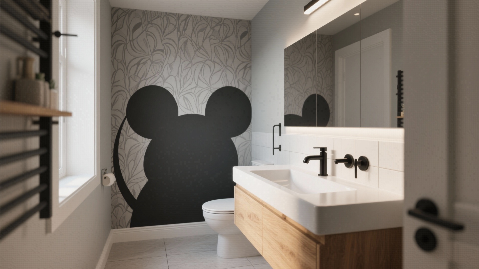 Mickey Mouse Bathroom Decor Looks Too Childish? 5 Fixes
