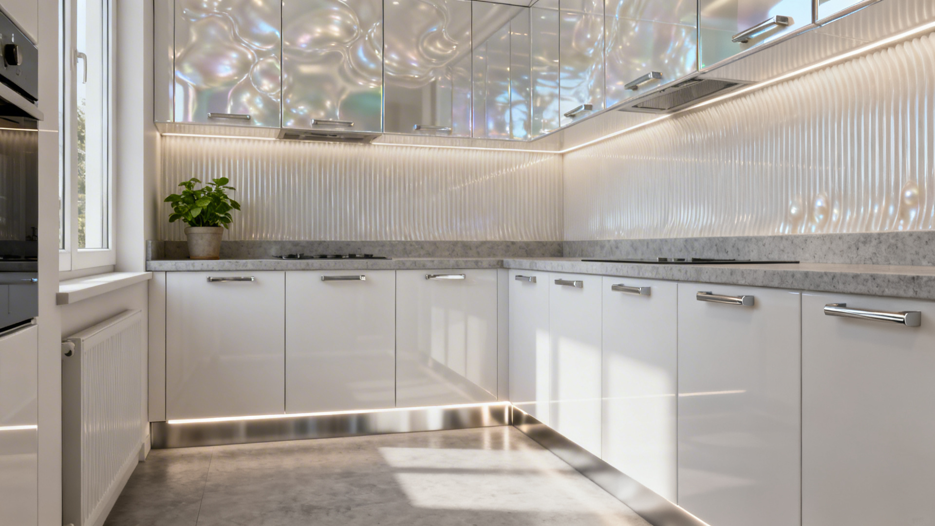 5 3D-on-Acrylic Kitchen Designs for Small Spaces
