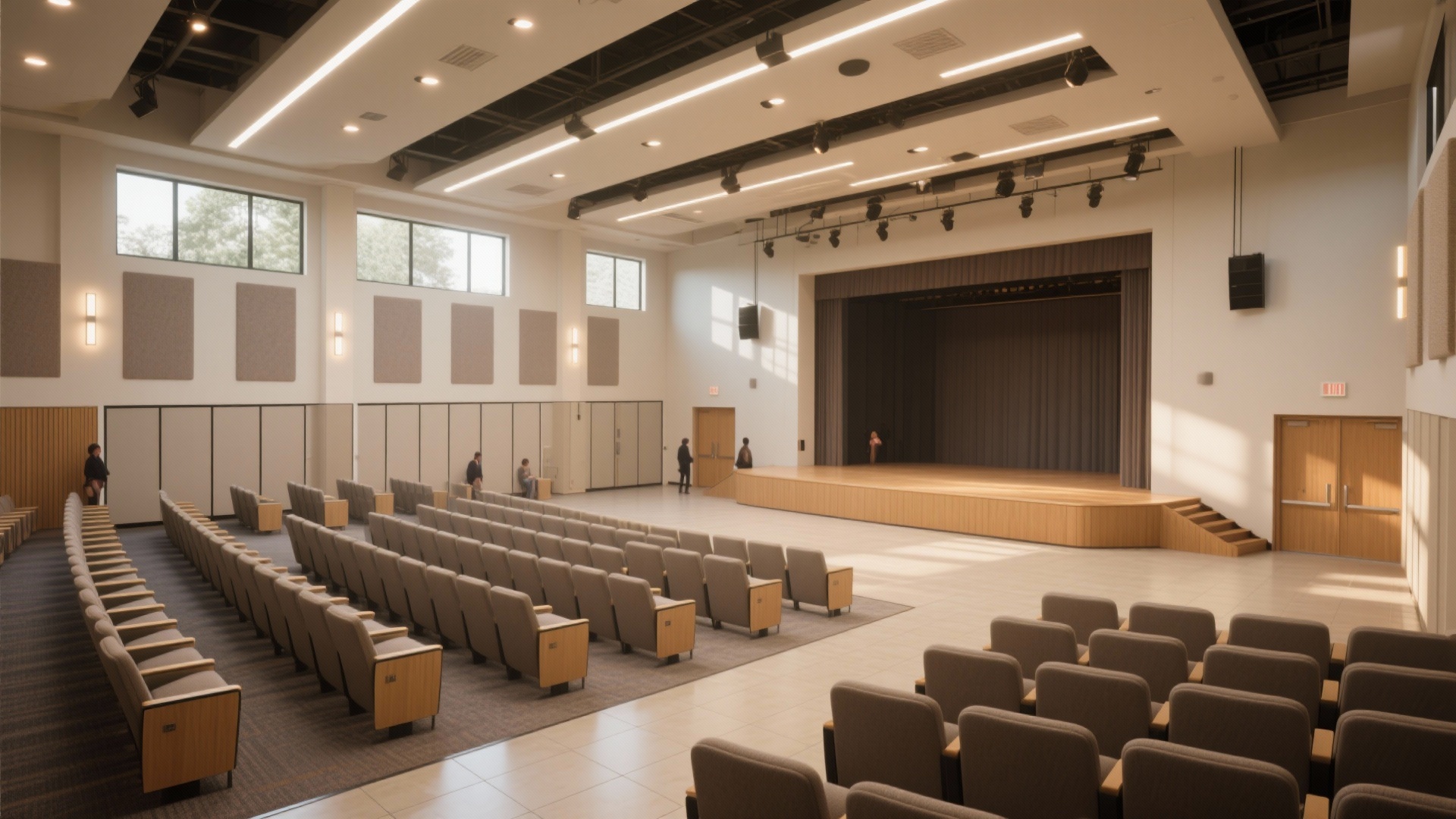 Community Hall Design Fix for Cramped, Echoing Events