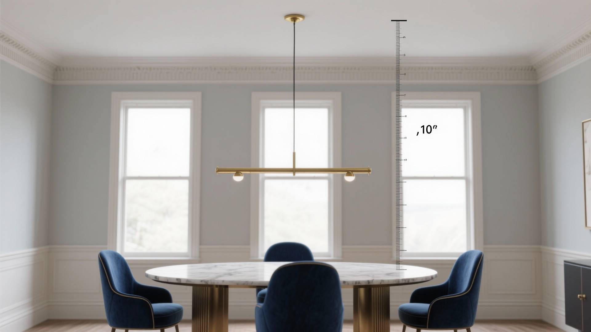Light Height Above Dining Table: Too Low or Too High?