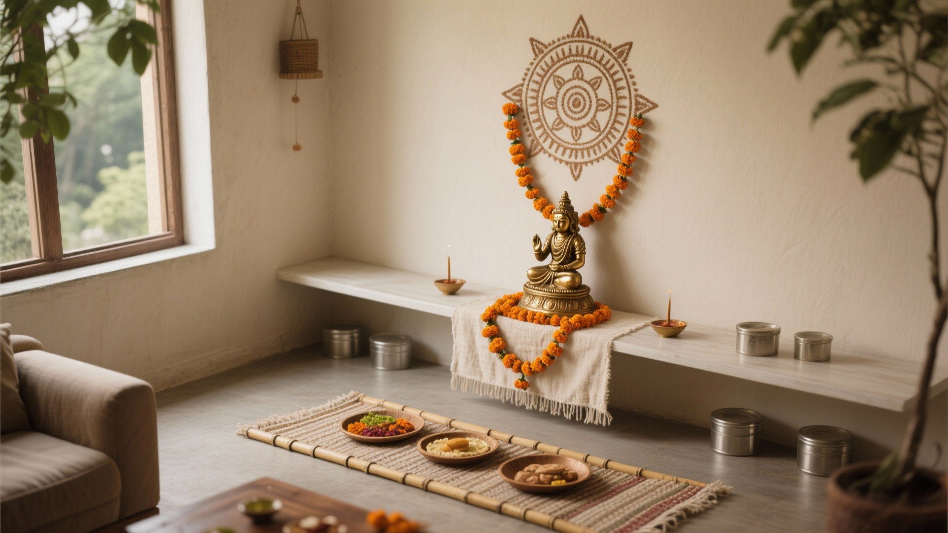 Satyanarayan Pooja Decoration for Small Homes: 5 Space-Smart Ideas