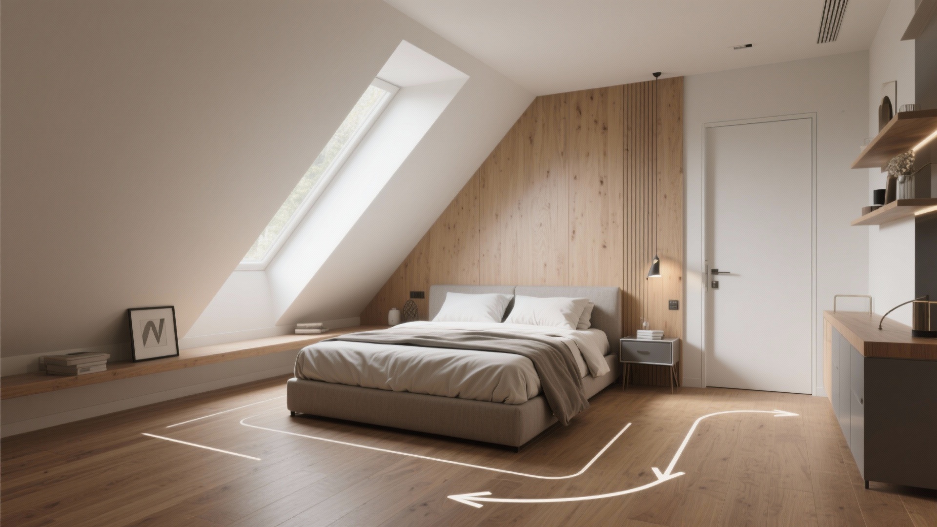 Double Bed in Small Bedroom Feels Cramped? 5 Layout Fixes