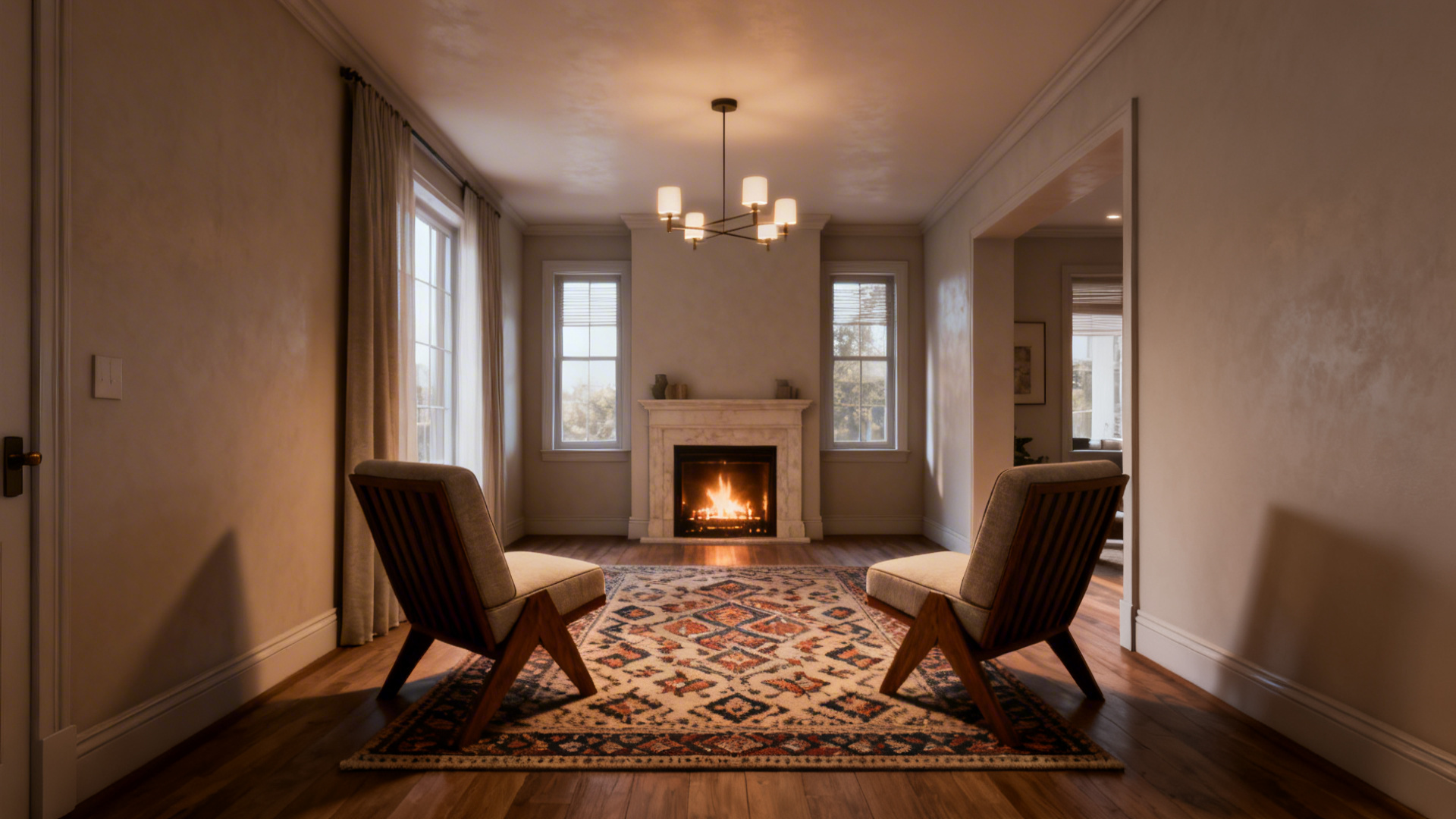 Small Living Room: How to Place 2 Chairs Without Blocking Flow
