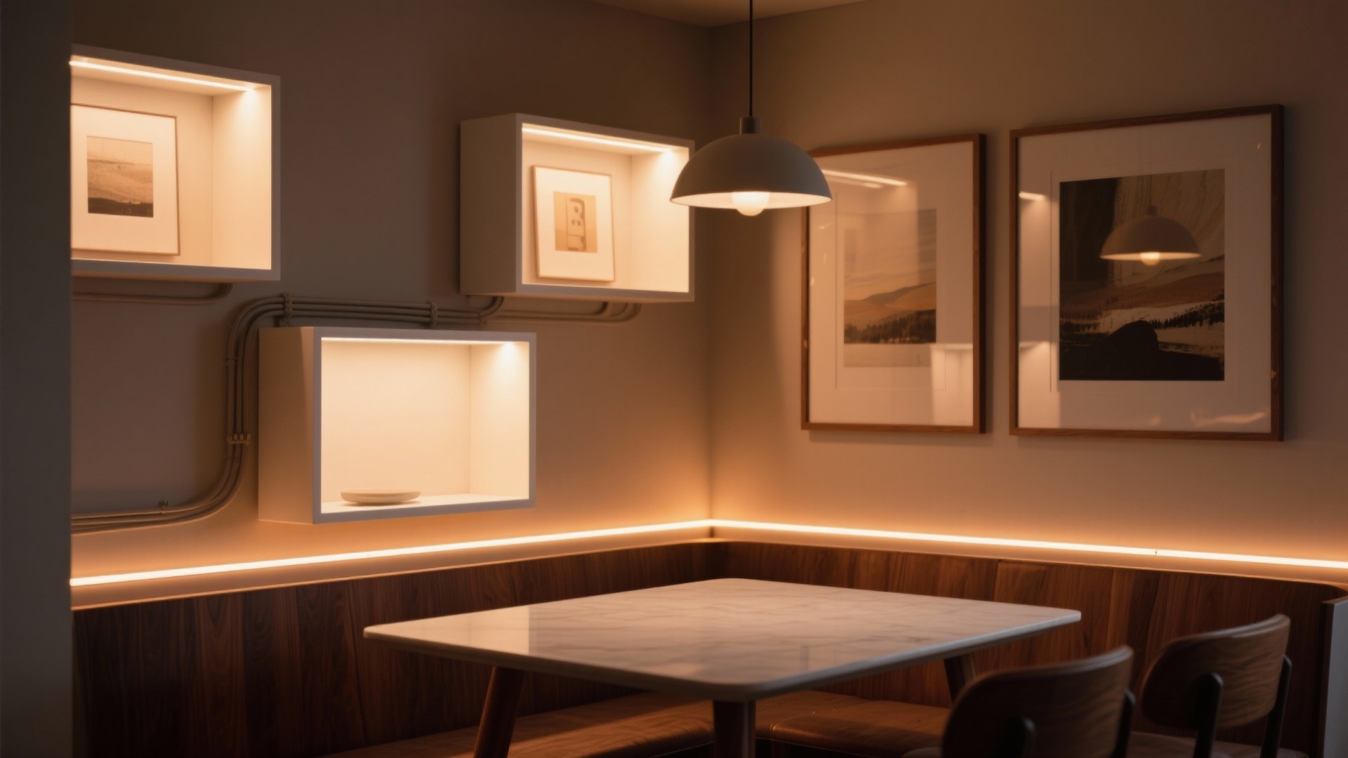 5 box design on wall ideas for small spaces