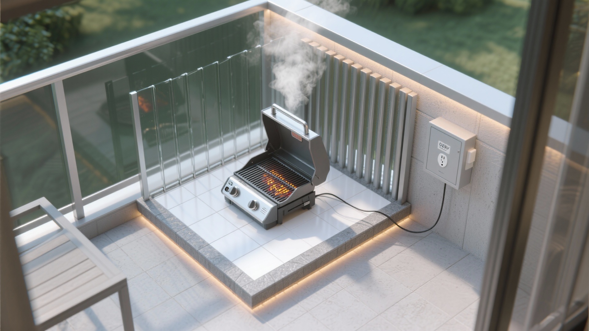 5 Ideas: Home Grill Design for Balcony