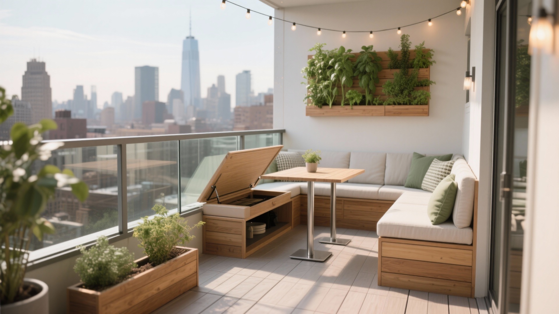 Small Balcony Feels Cramped? 5 Balcony Apartment Ideas