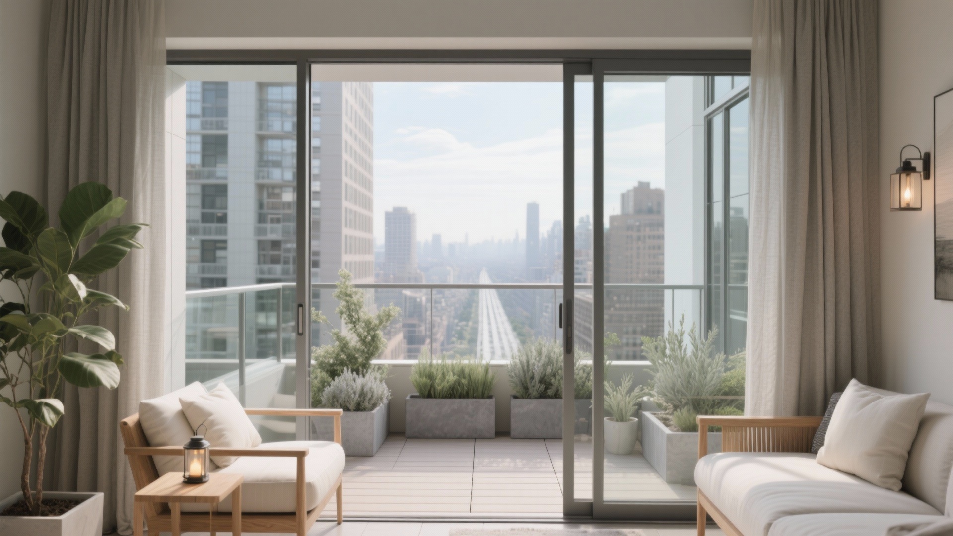 Balcony Design Images That Fix Small, Dark Balconies