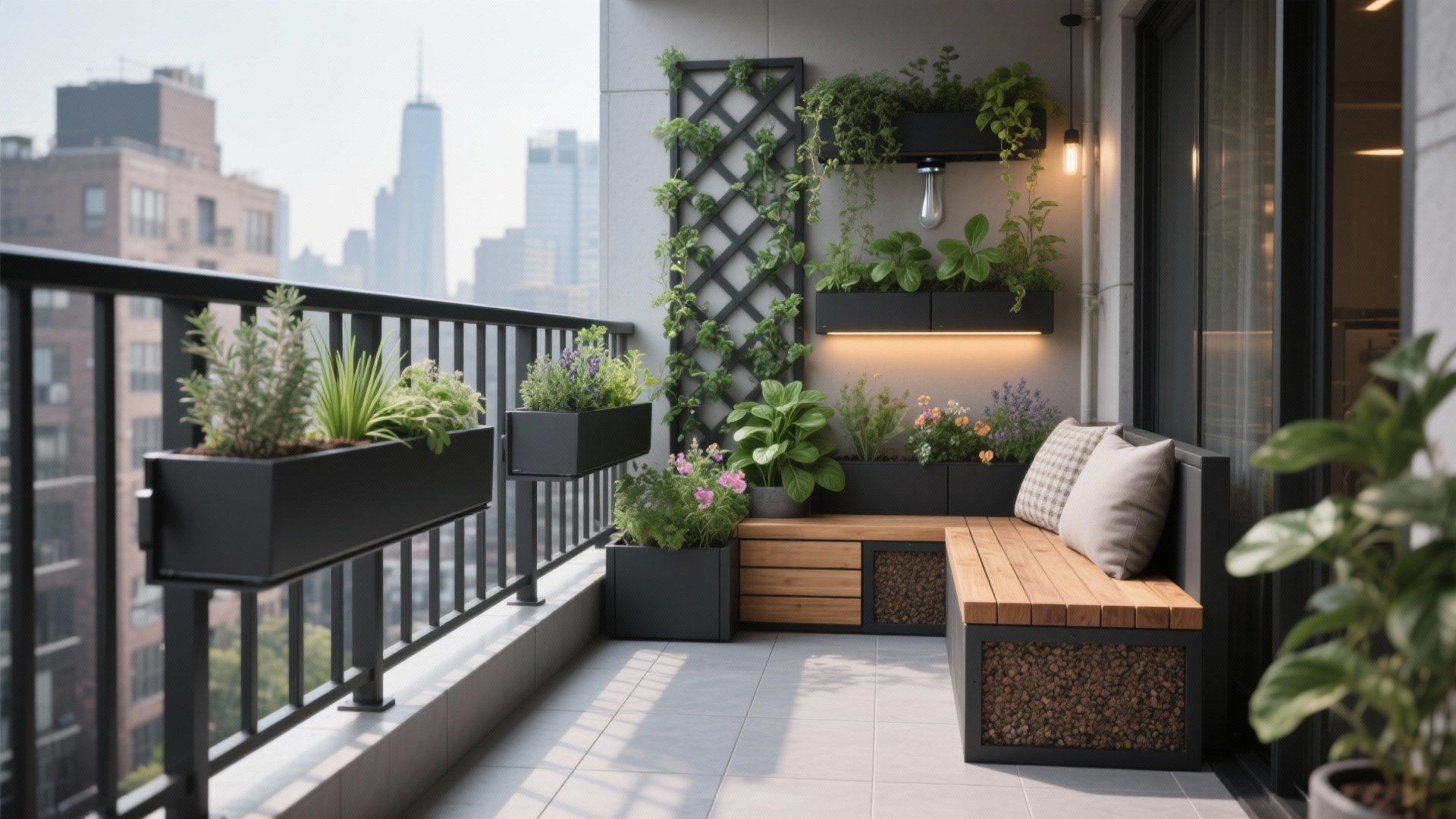 5 Apartment Balcony Planter Box Ideas That Work
