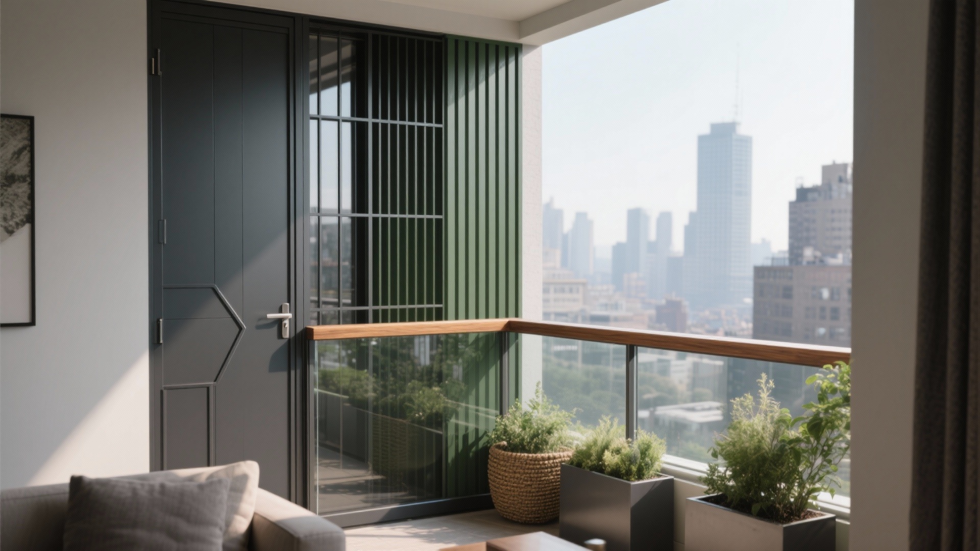 5 Balcony Window Iron Grill Design Ideas