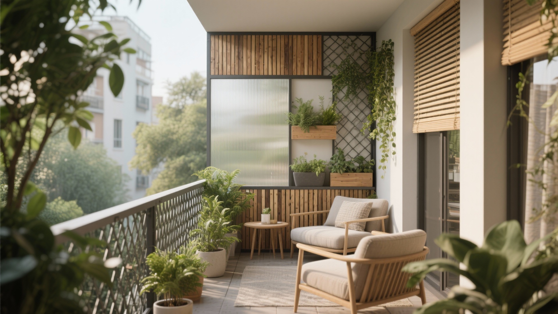 Balcony Feels Exposed? 5 Balcony Partition Ideas for Privacy