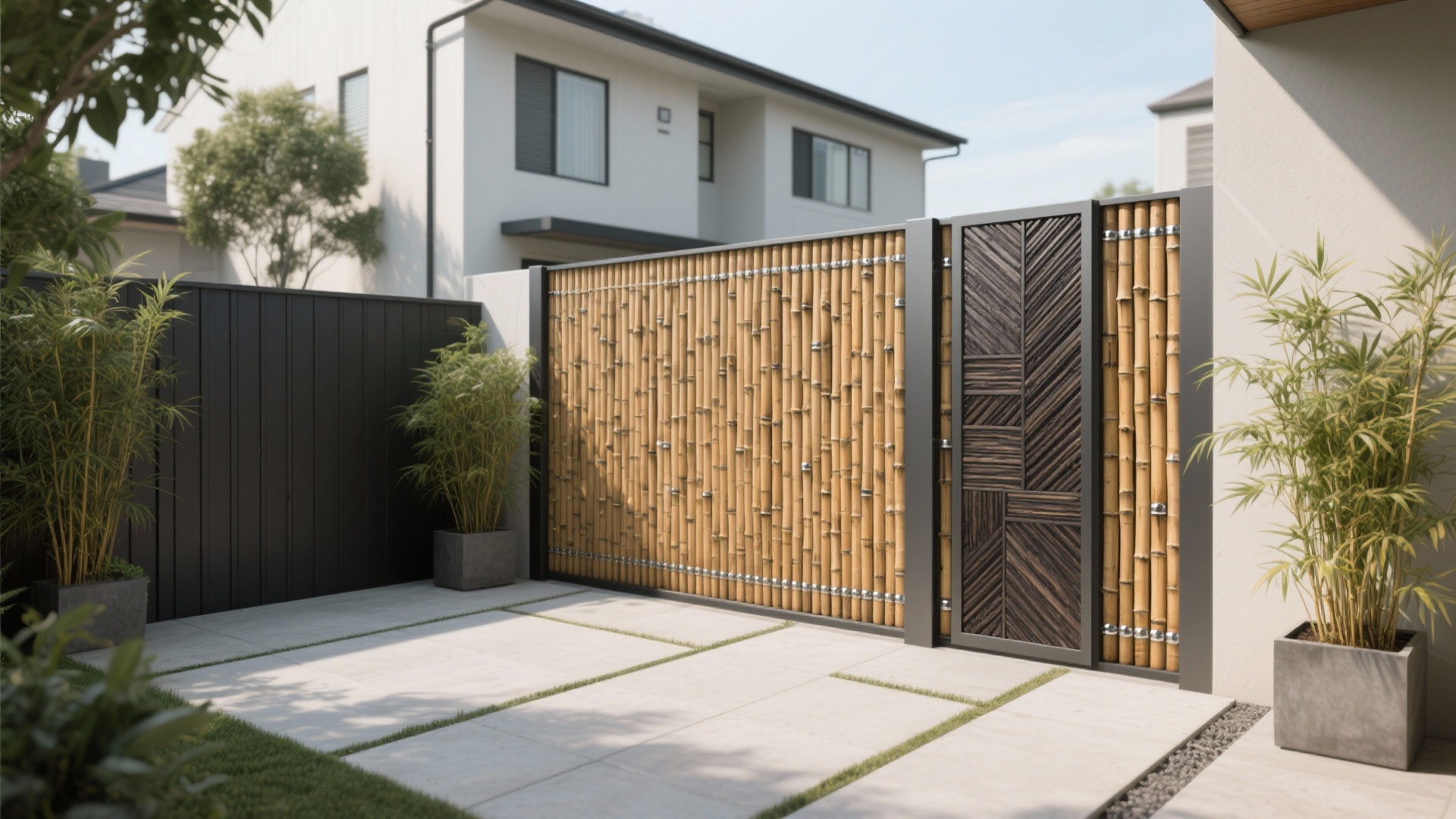 5 Bamboo Boundary Wall Design Ideas