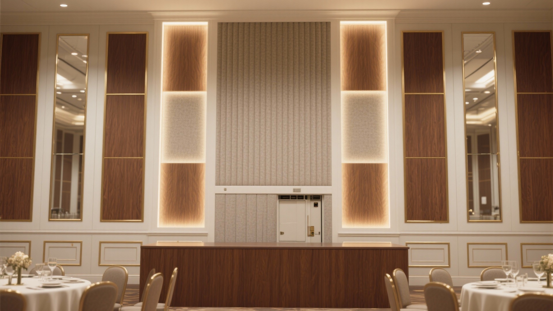 Banquet Hall Too Echoey? Wall Panelling Design Fixes