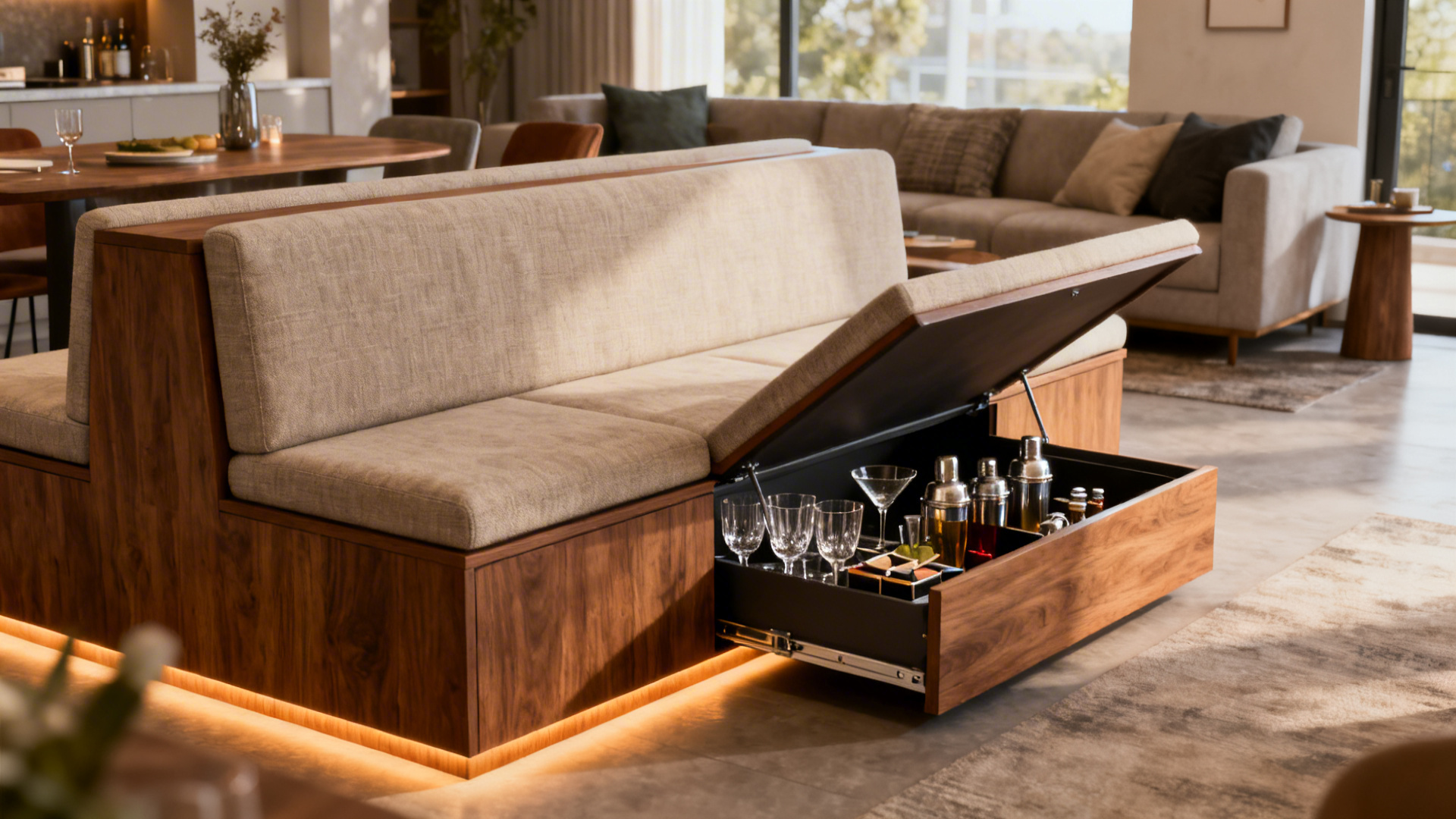Too Small for a Bar? 5 Small Living Room Bar Ideas