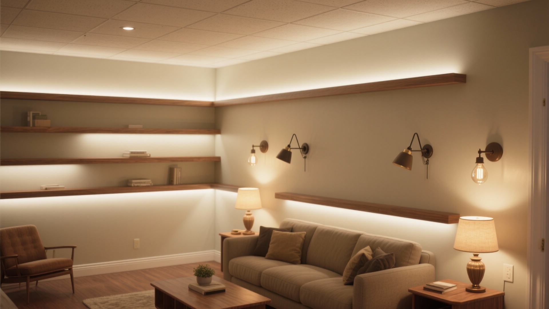 Basement Feels Dark? 5 Basement Wall Lights That Fix It