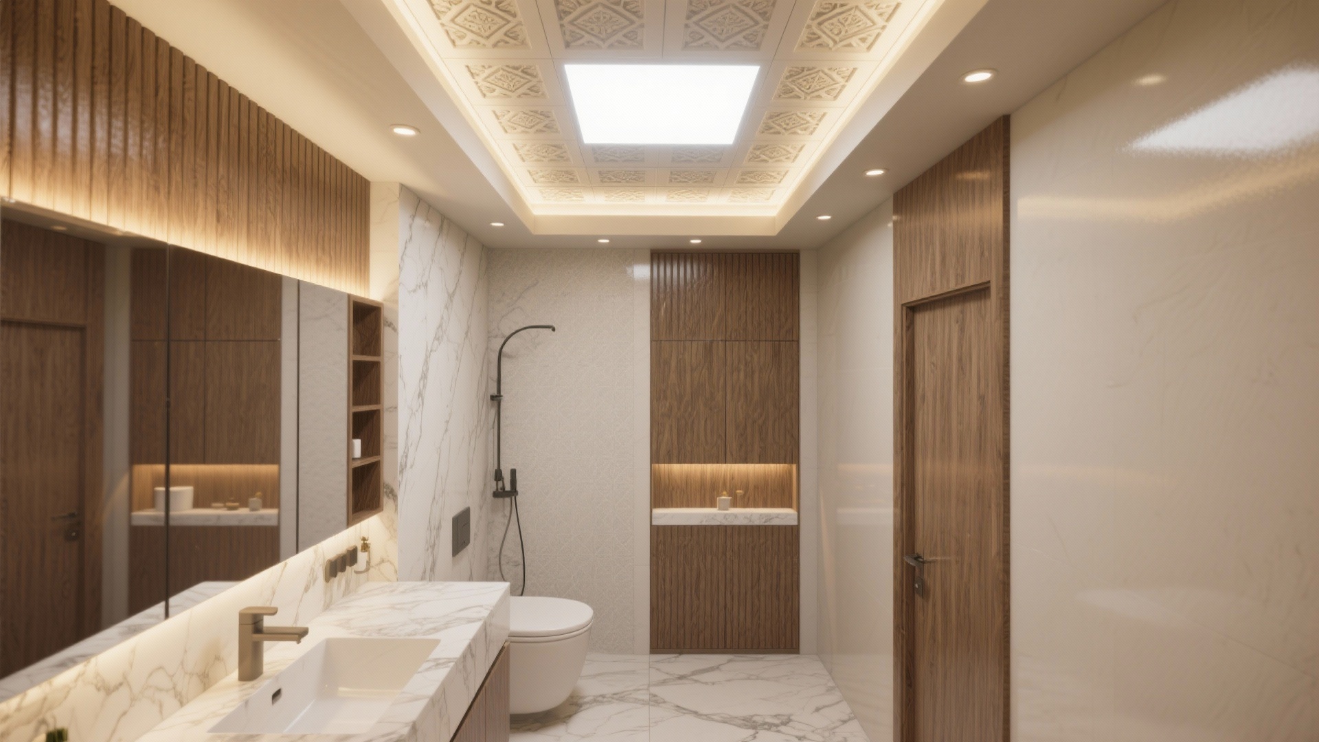 Bathroom Feels Dark? 5 Bathroom False Ceiling Design Fixes