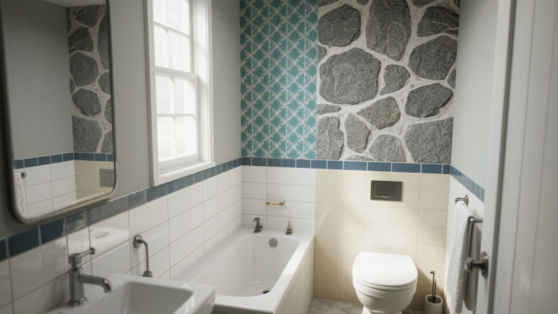 5 Bathroom Wall Tile Design Ideas