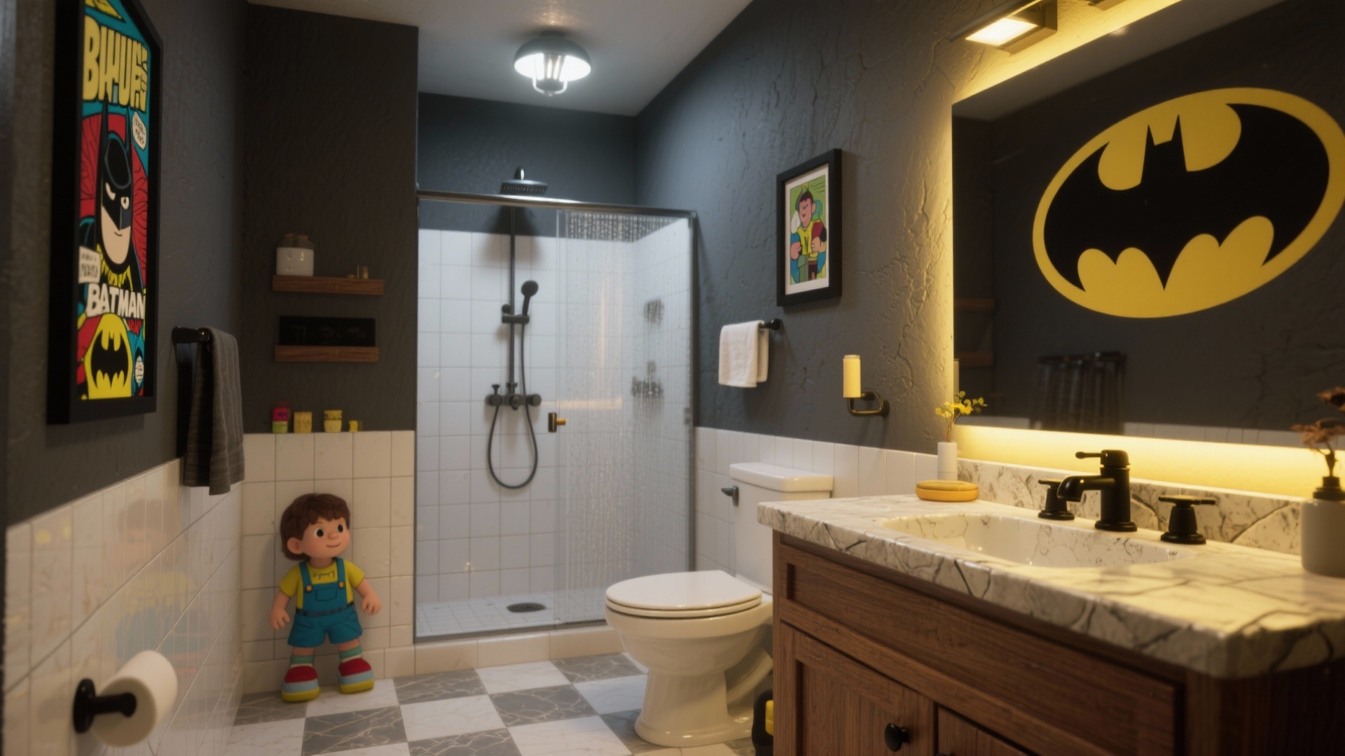 Superhero Bathroom Decor: 5 Creative Ideas