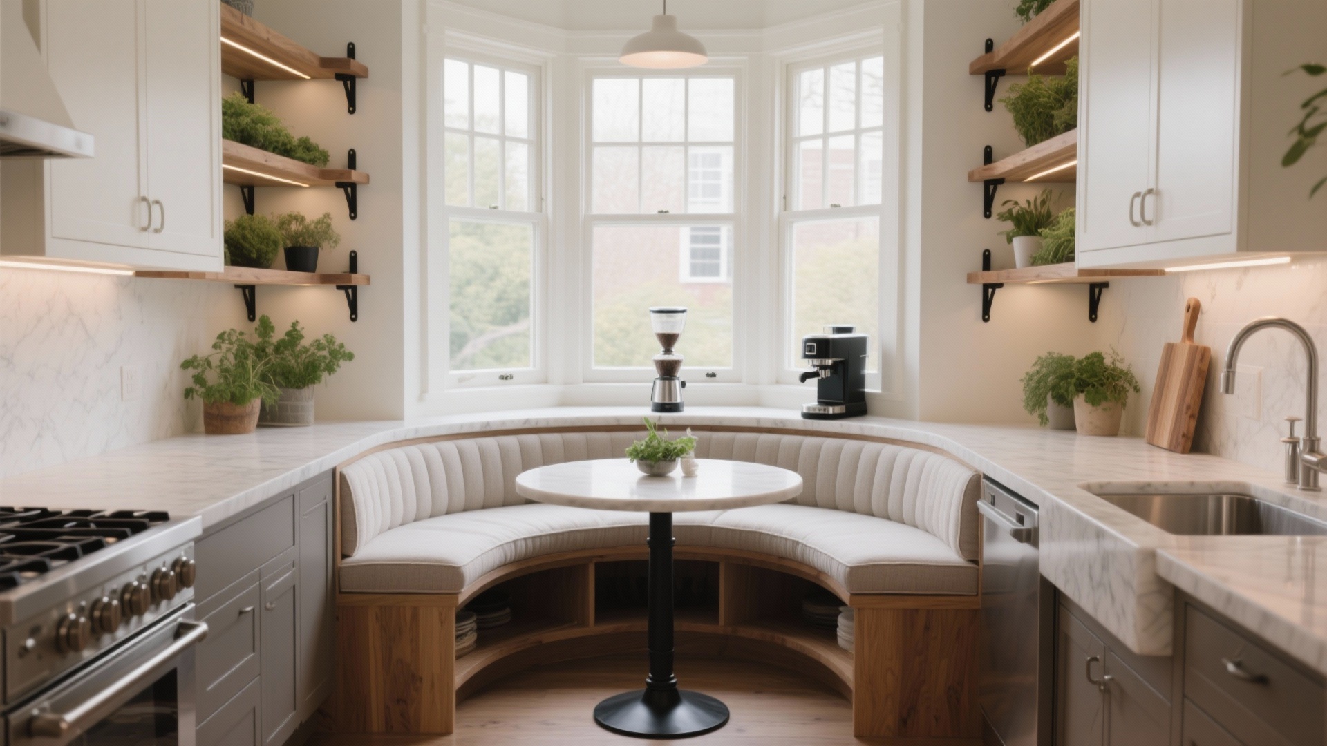 Kitchen Bay Window Feels Wasted? 5 Smart Layout Ideas