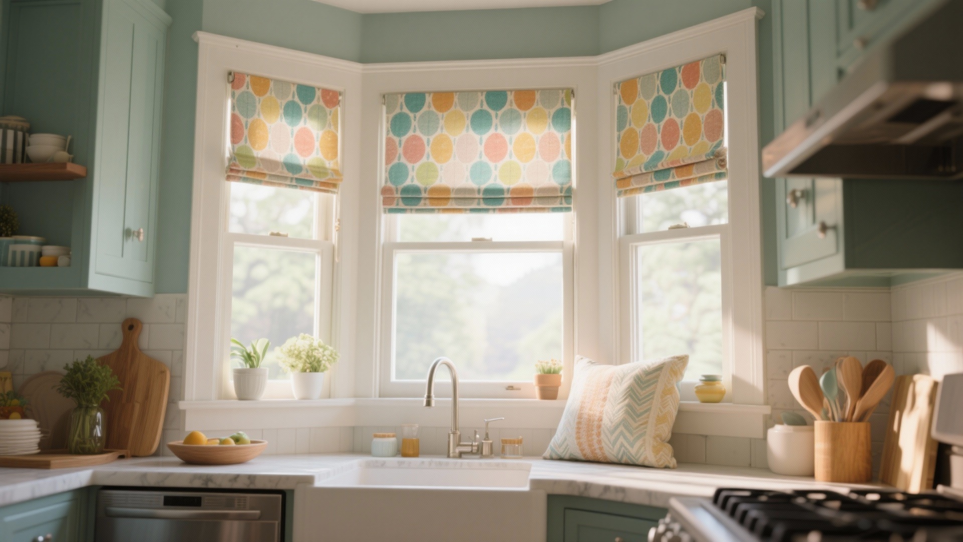 10 Small Kitchen Bay Window Ideas