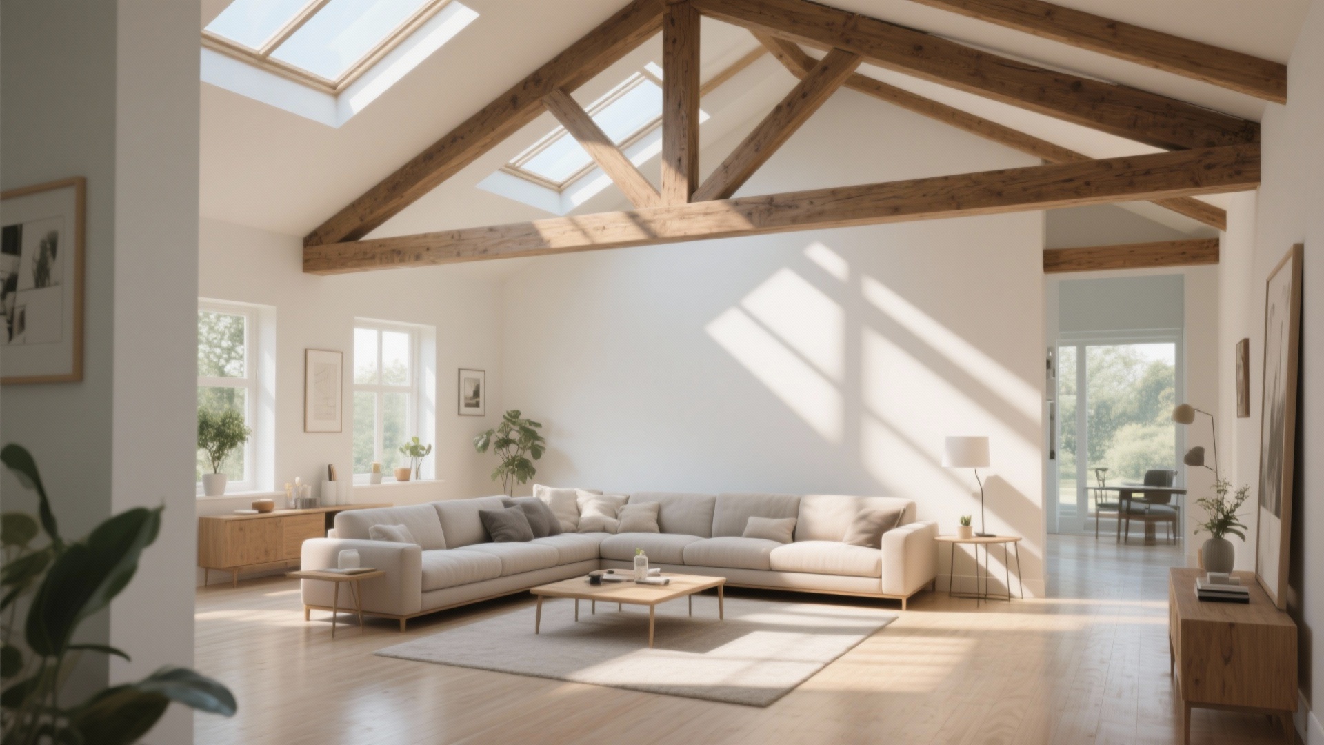 10 Inspiring Living Room Beam Ideas