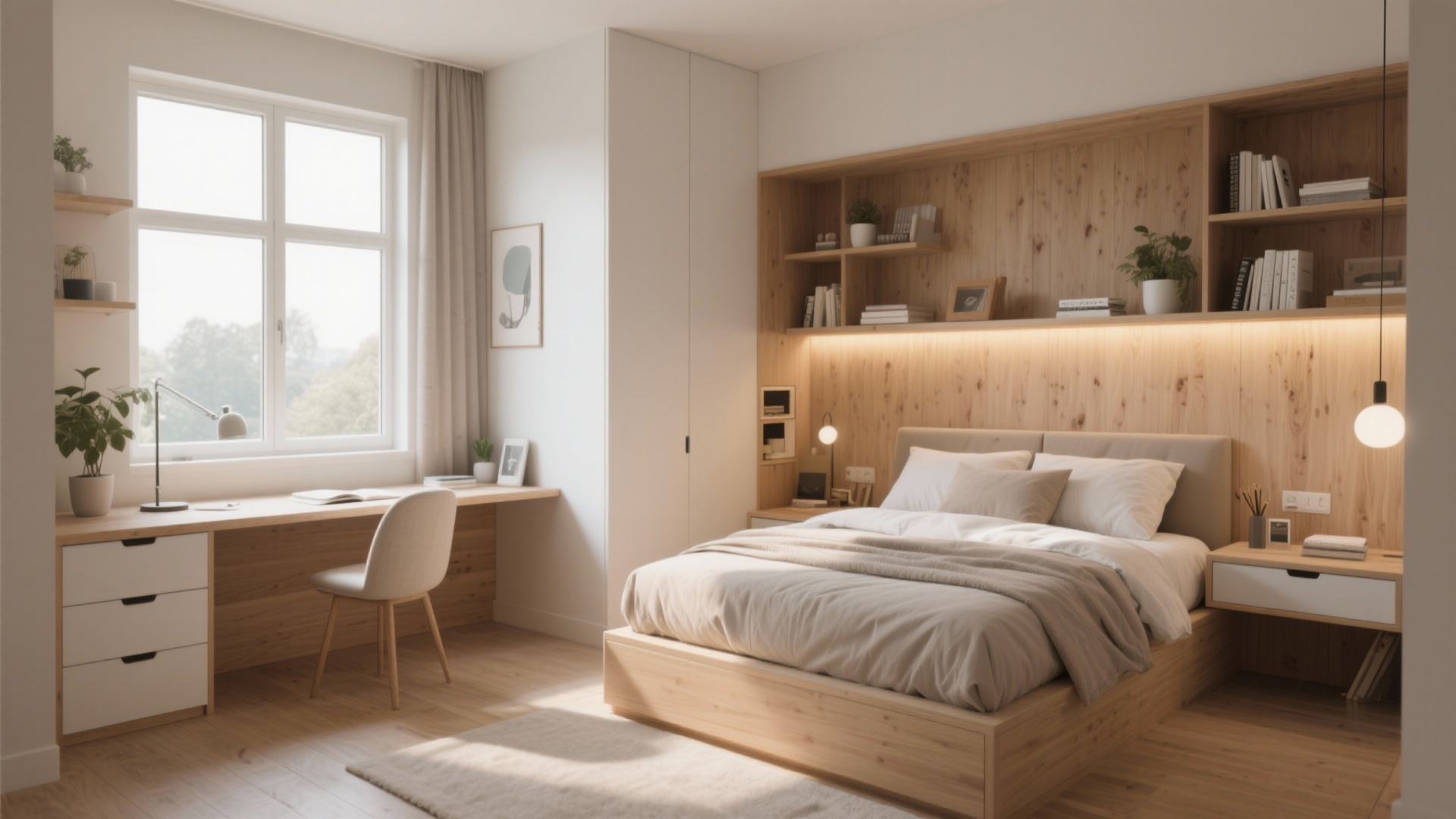Bedroom Study Room Design: Fix a Cramped Work Corner