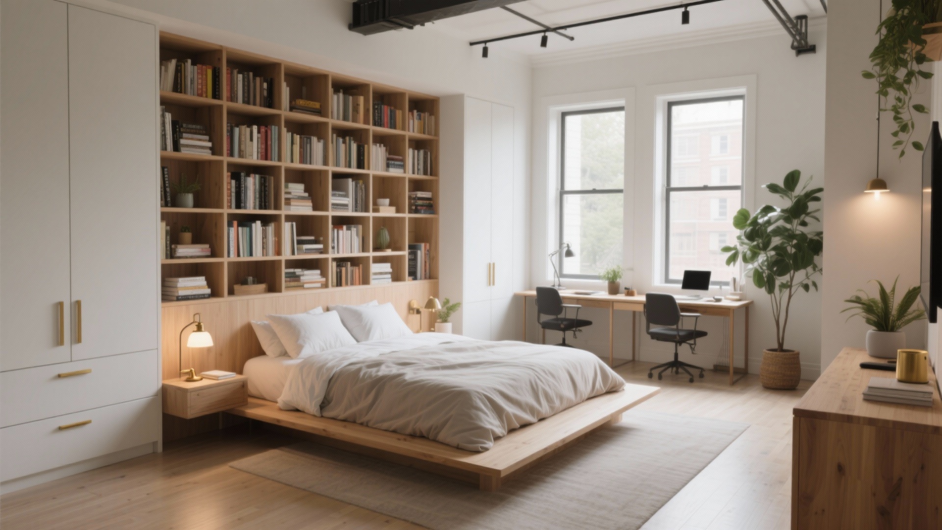 17' x 13' Bedroom/Study Ideas — 5 Smart Layouts