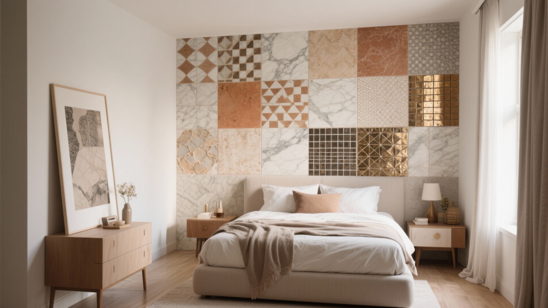 5 Bedroom Wall Tile Design Ideas