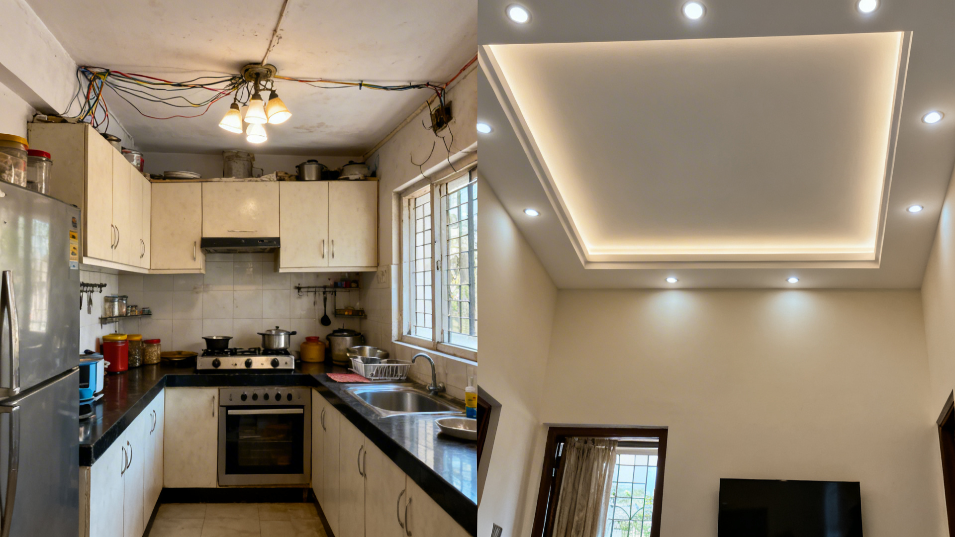 Kitchen Feels Dark? POP Design for Kitchen in India That Fixes It