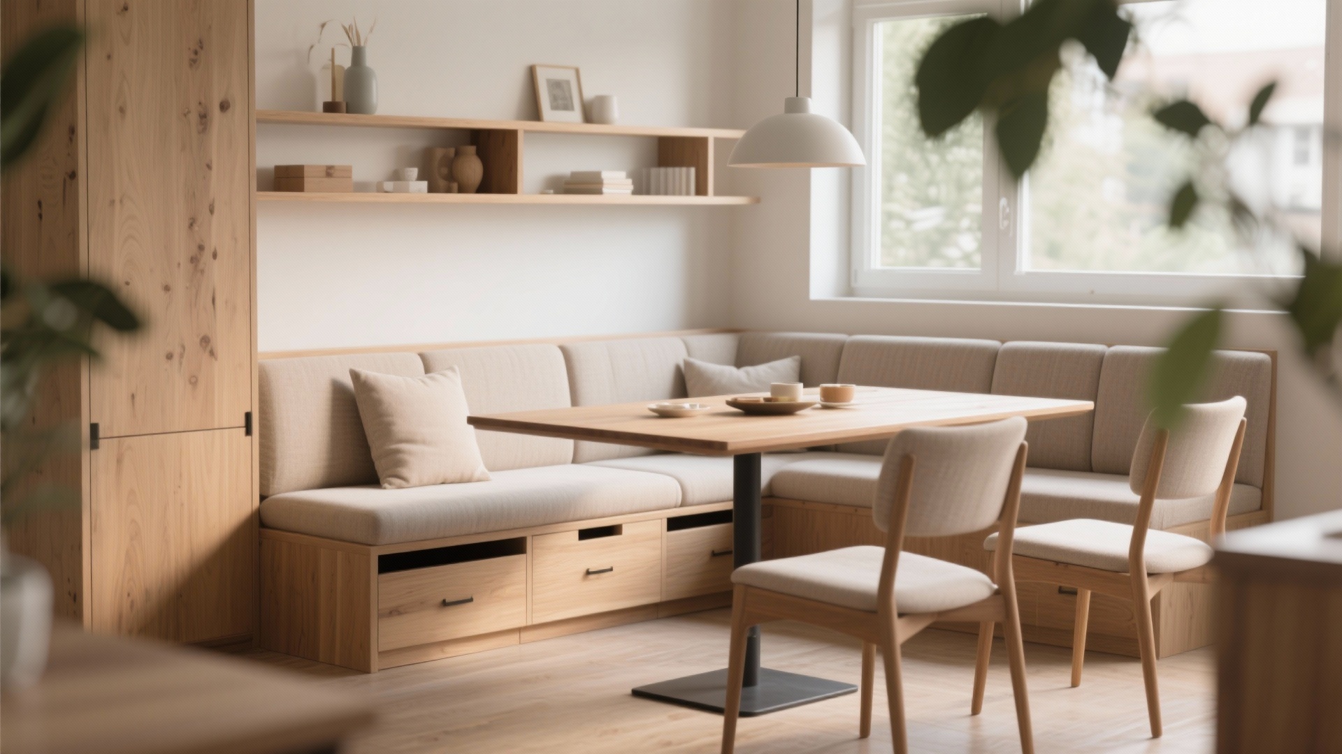 10 Dining Table Against Wall Ideas for Small Spaces