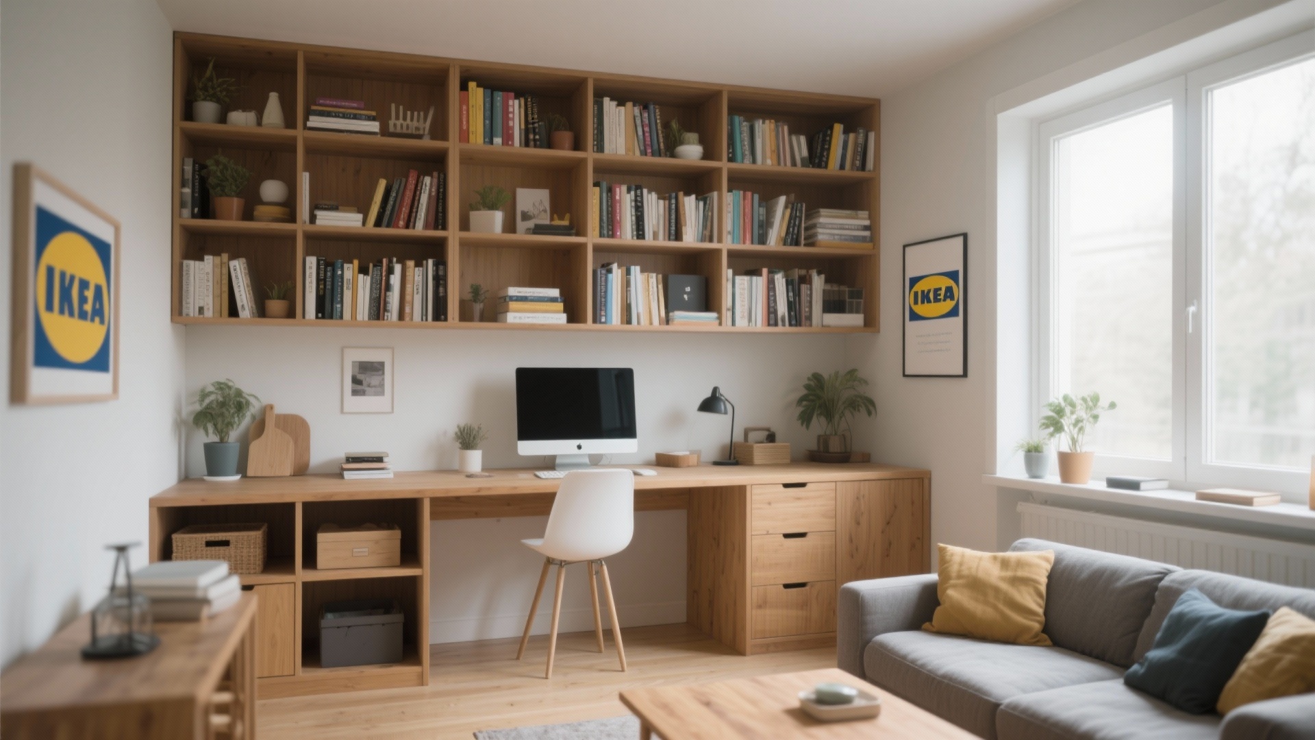 Small Living Room Feels Cluttered? 10 Billy Bookcase Ideas