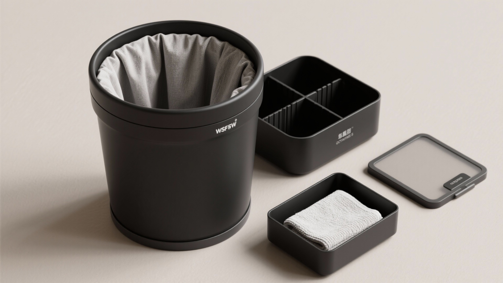 Black Bathroom Wastebasket: 5 Smart Small-Space Ideas