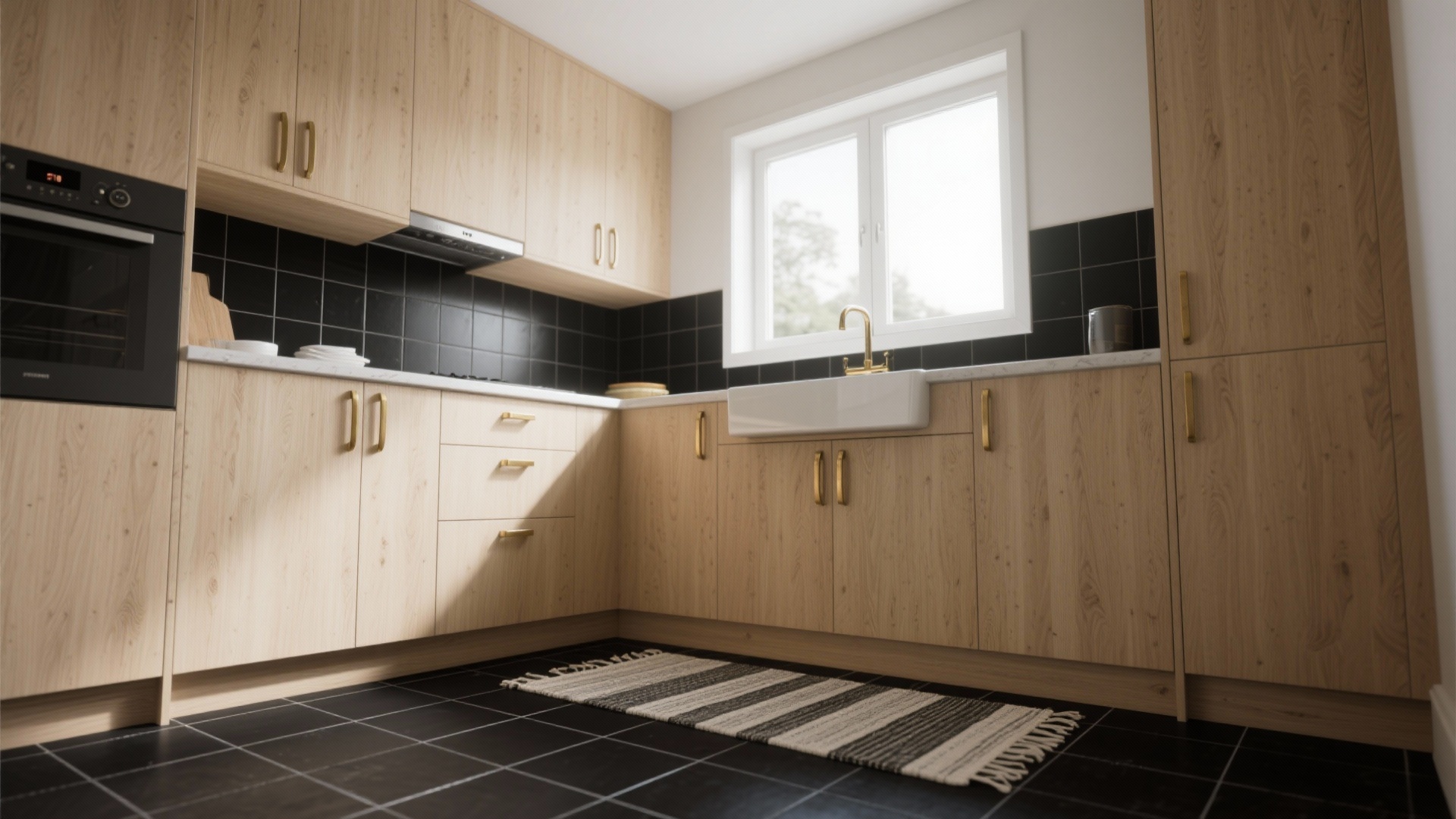 Black Tile Kitchen Feels Too Dark? 5 Small-Space Fixes