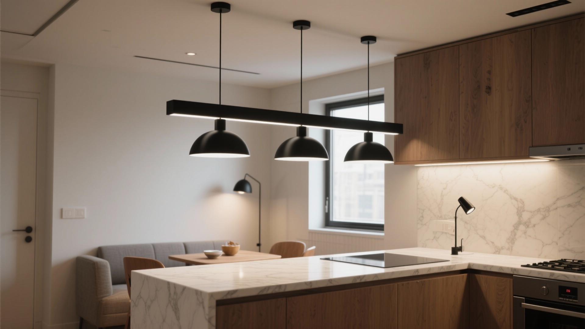 Black Kitchen Lighting Ideas for Small, Dark Kitchens