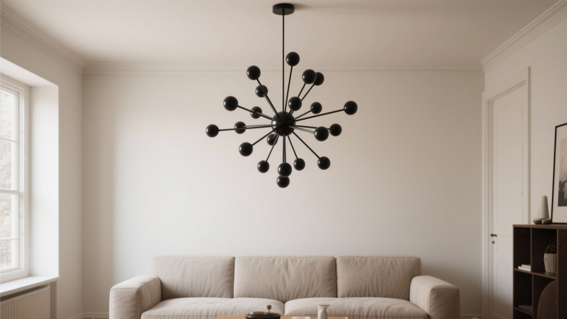 Black Light Fixtures Living Room: 5 Ideas