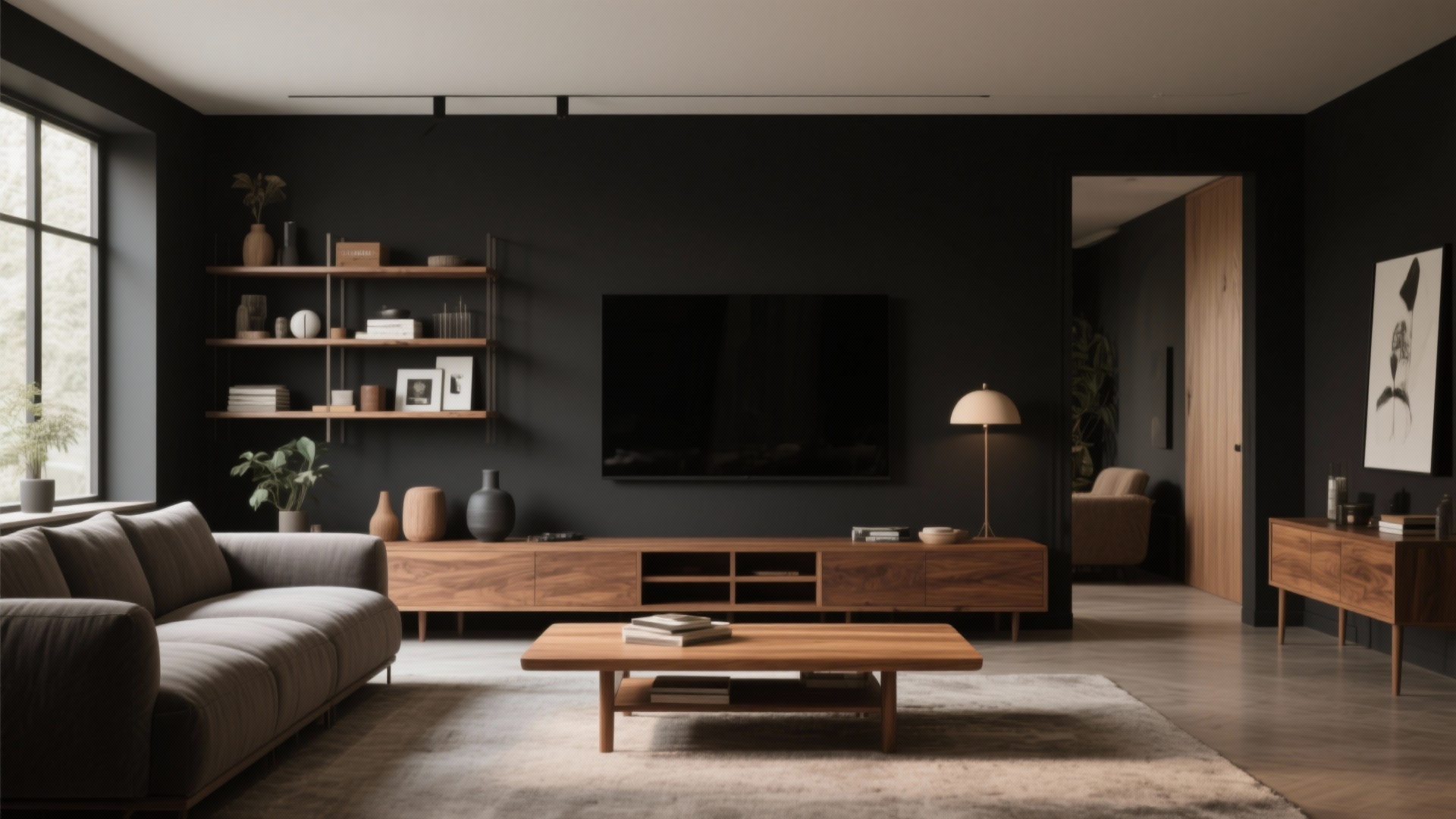 10 All Black Living Room Ideas for Modern Homes