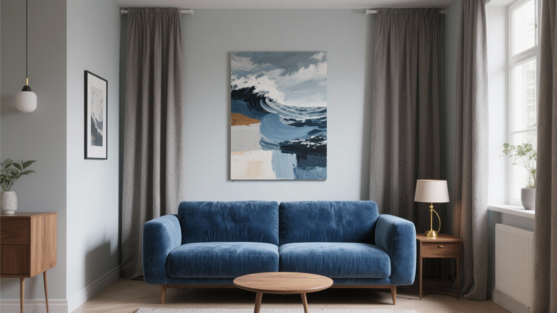 Blue and Gray Wall Art Making Rooms Feel Cold? 5 Fixes