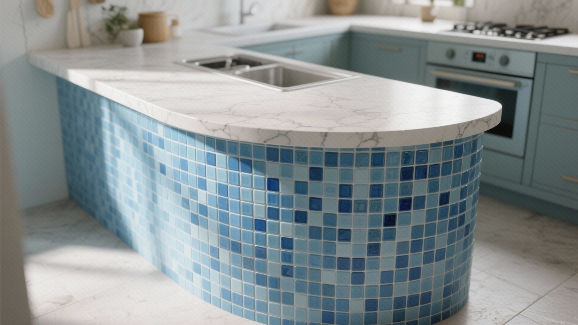 Blue Kitchen Floor Tiles: 5 Small-Space Ideas