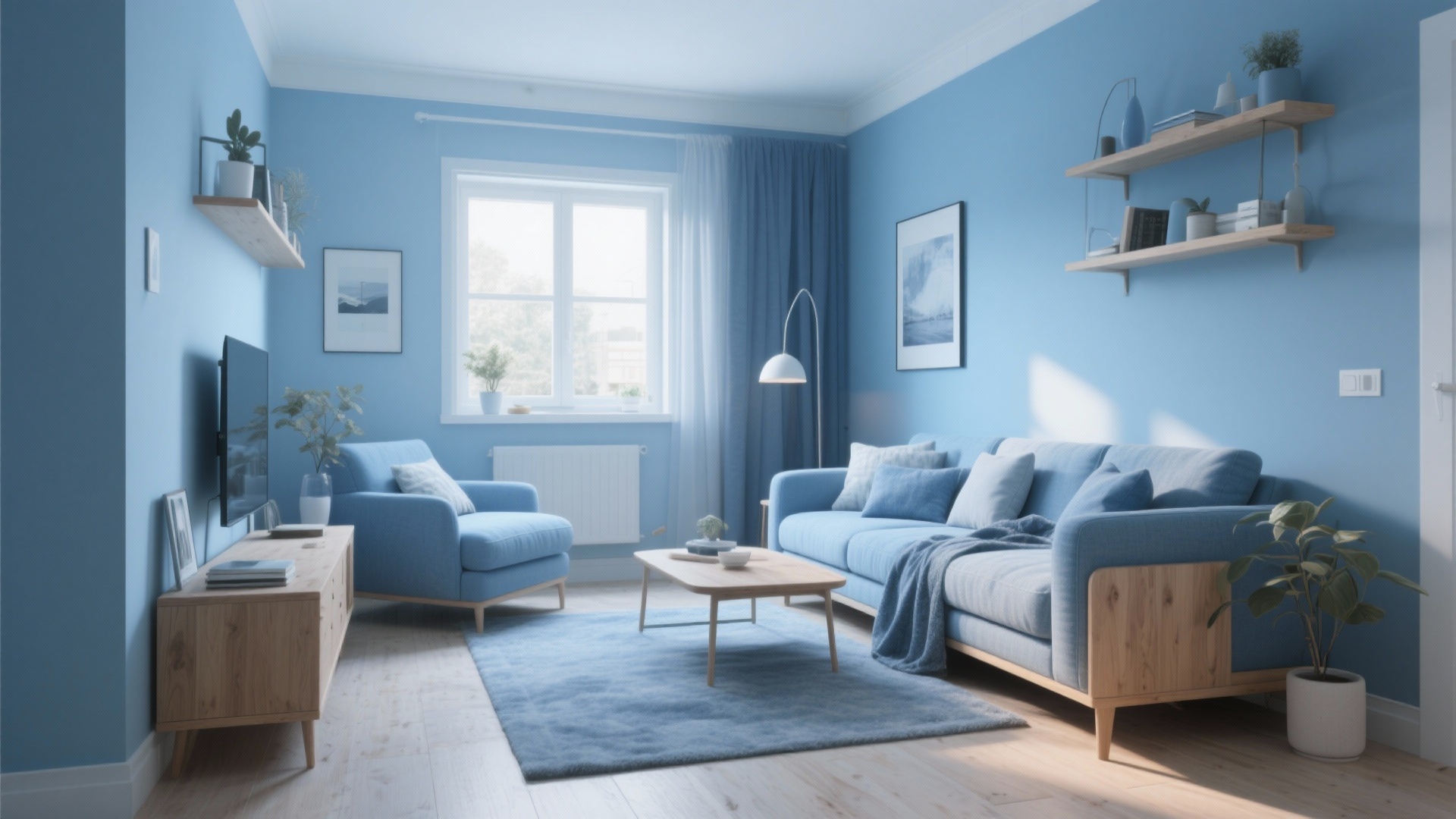 5 Blue Color Room Design Ideas for Small Spaces