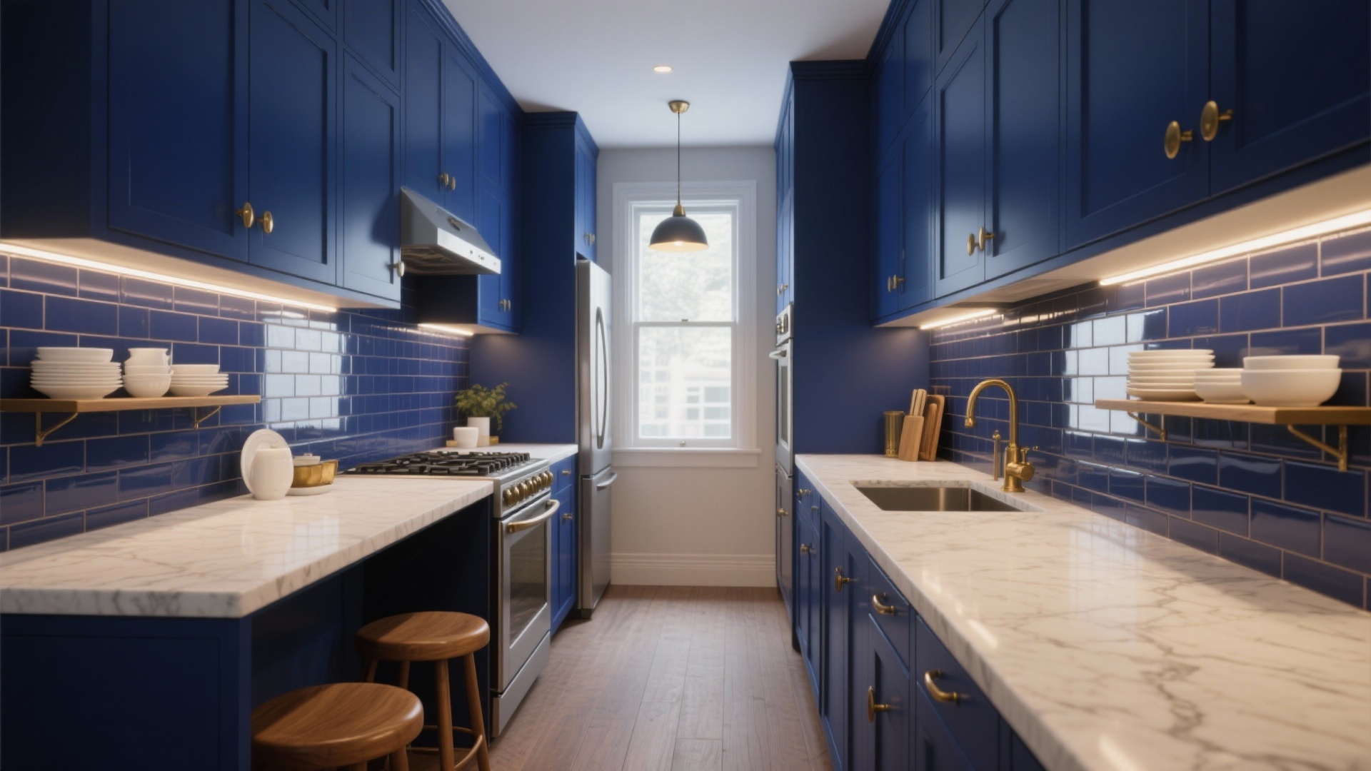 Blue Ruby Kitchen Ideas: 5 Small-Space Inspirations