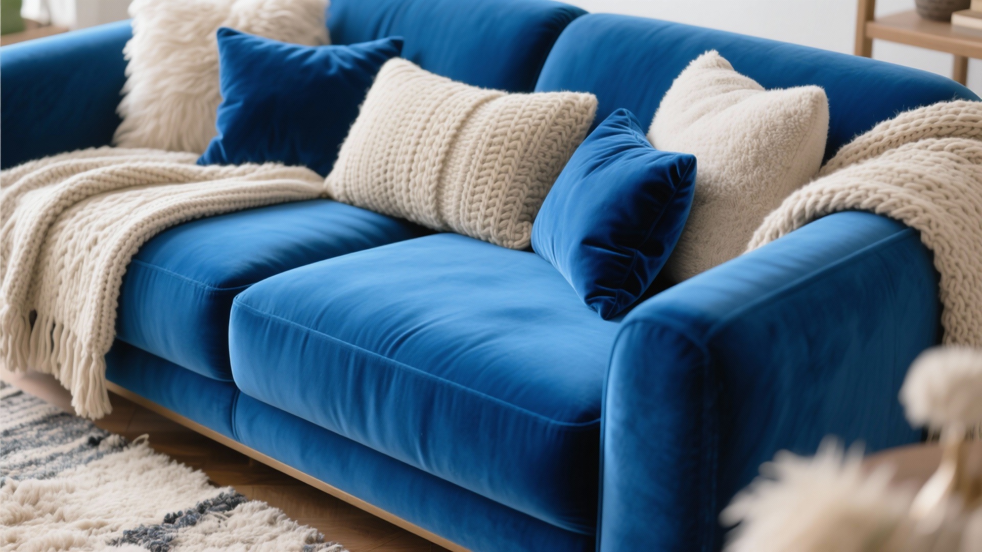 10 Royal Blue Sofa Living Room Ideas