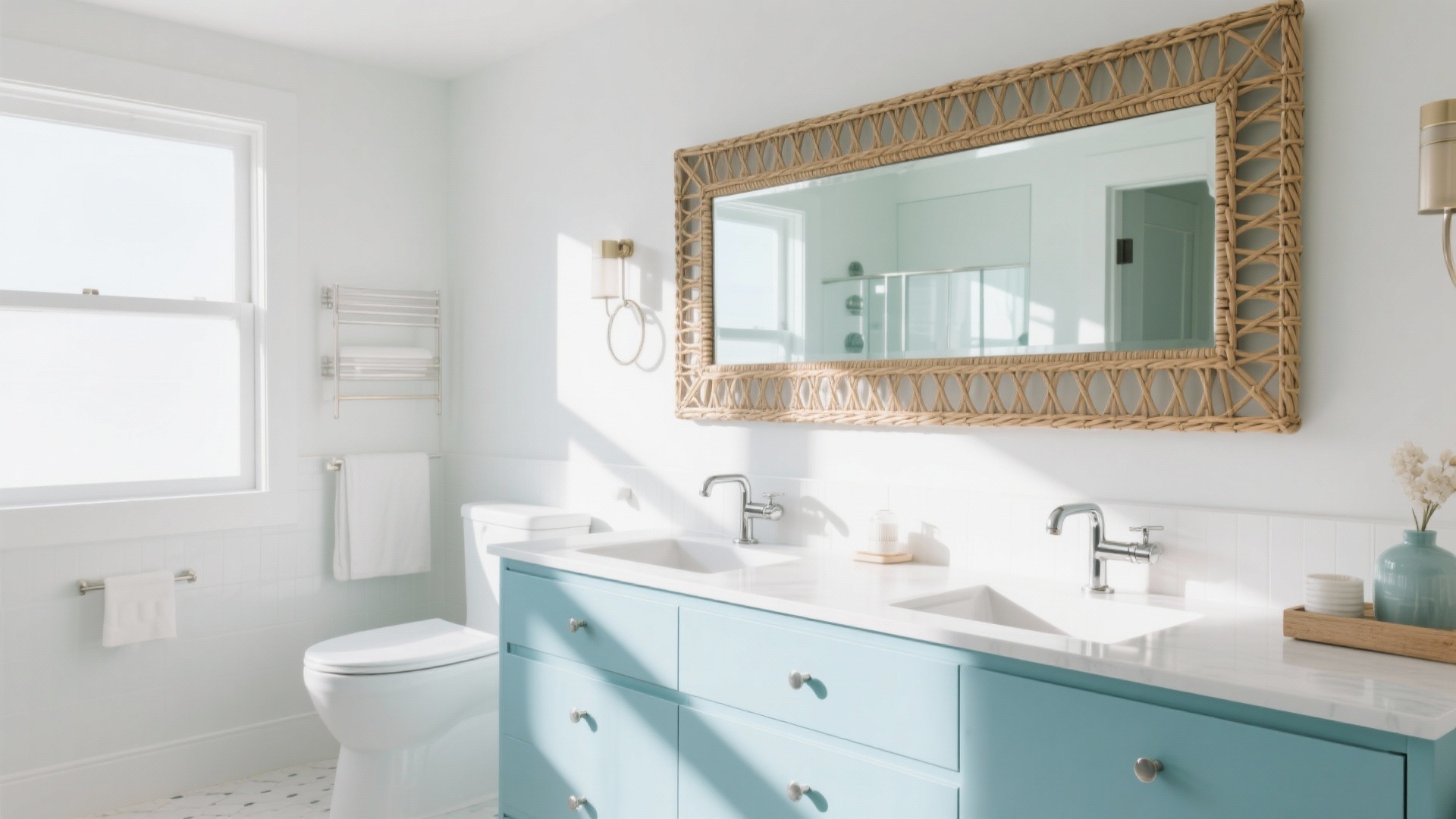 10 Light Blue Vanity Bathroom Ideas