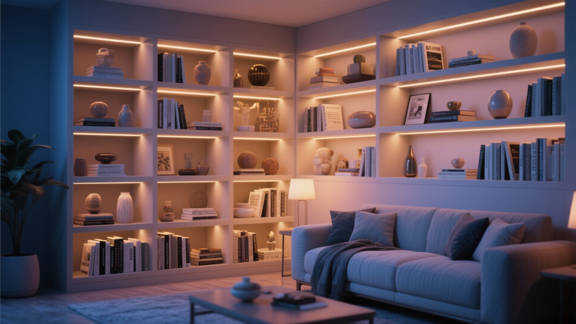 10 Living Room Bookshelf Decorating Ideas