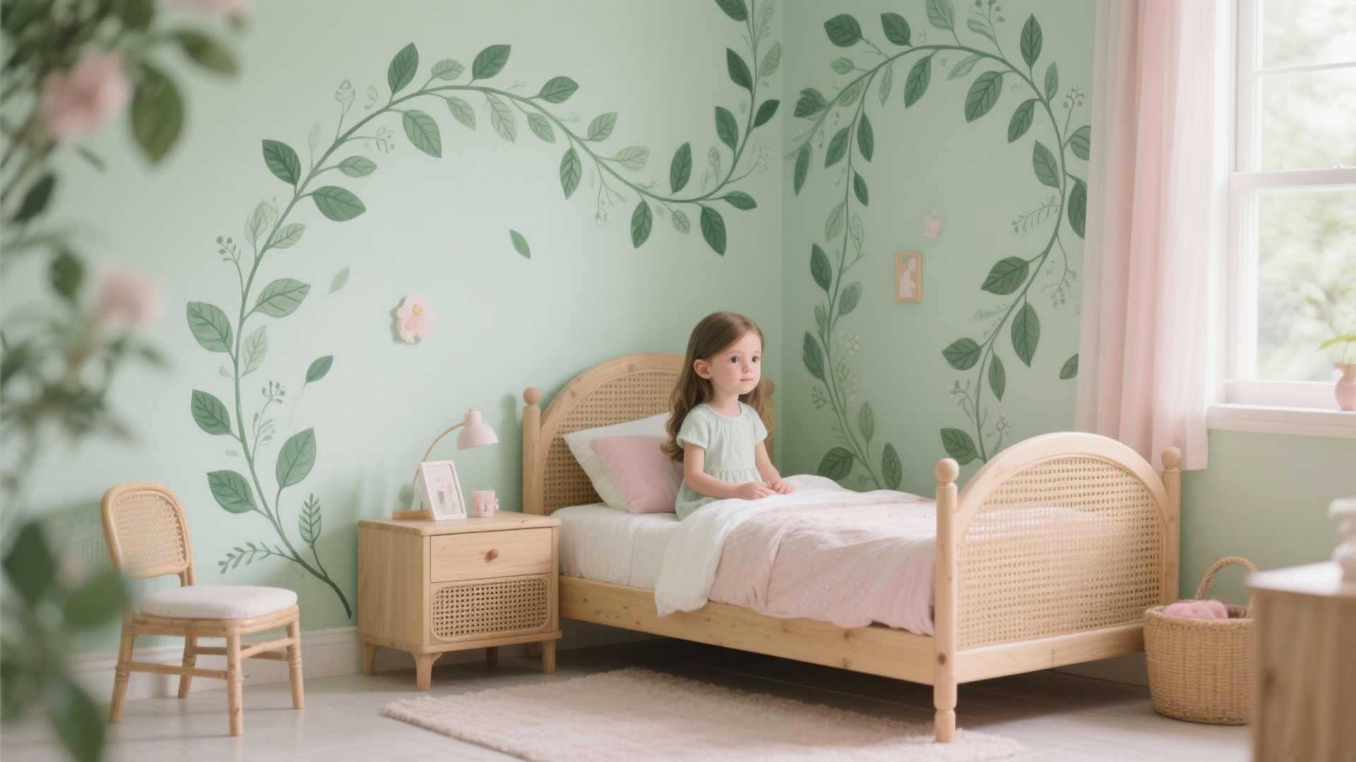 5 Girl Room Wall Painting Designs Ideas