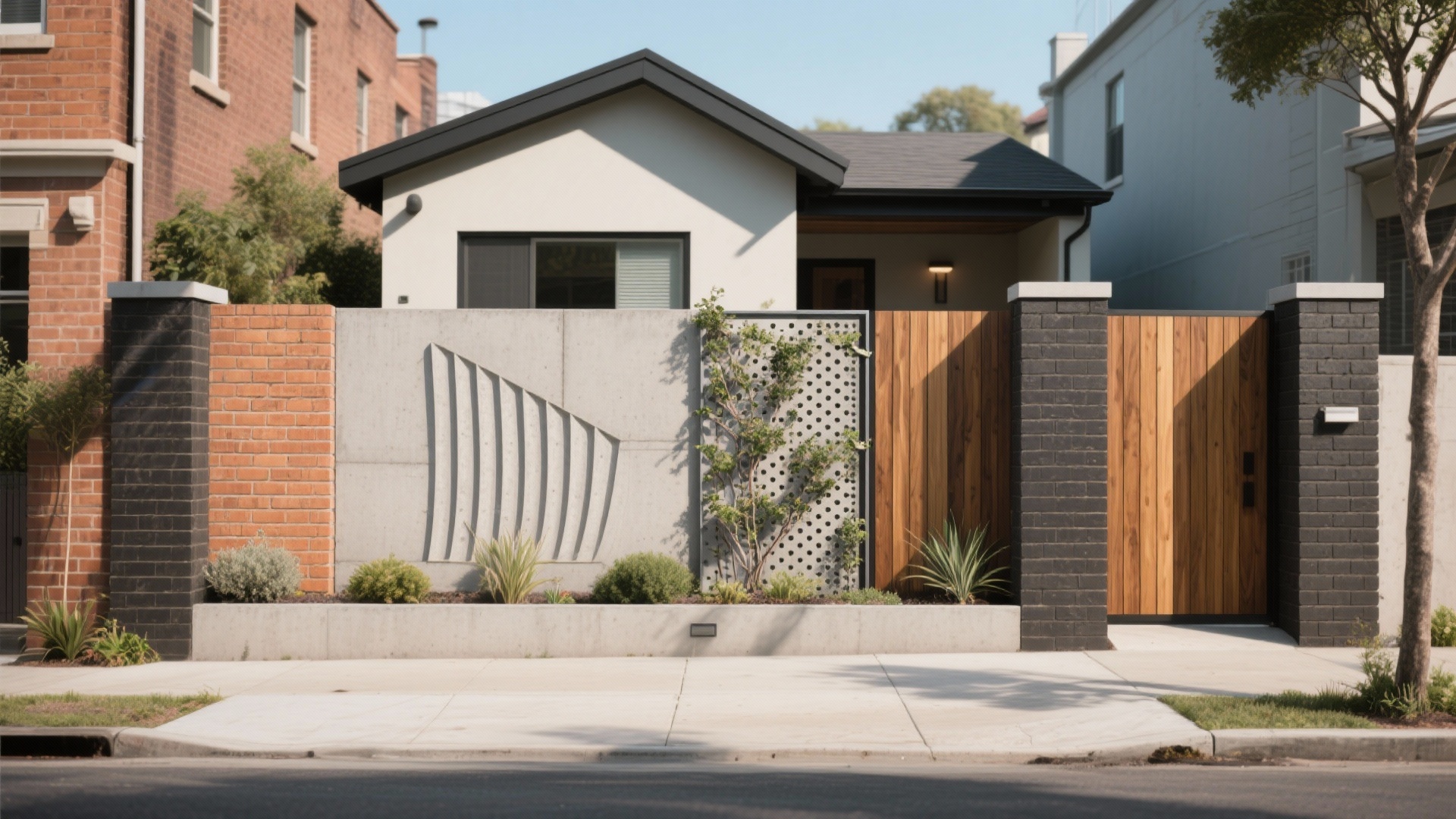 Boundary Wall Looks Plain? 5 Beautiful Boundary Wall Design Fixes